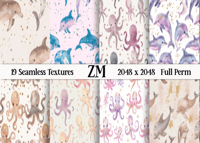 Second Life Marketplace - SEA LIFE 6 FULL PERM TEXTURES