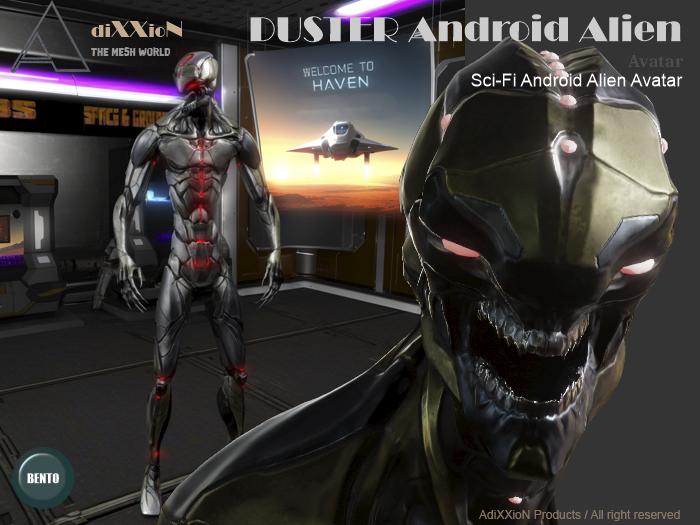 Second Life Marketplace - .: AdiXXioN :. DUSTER Android Avatar BENTO