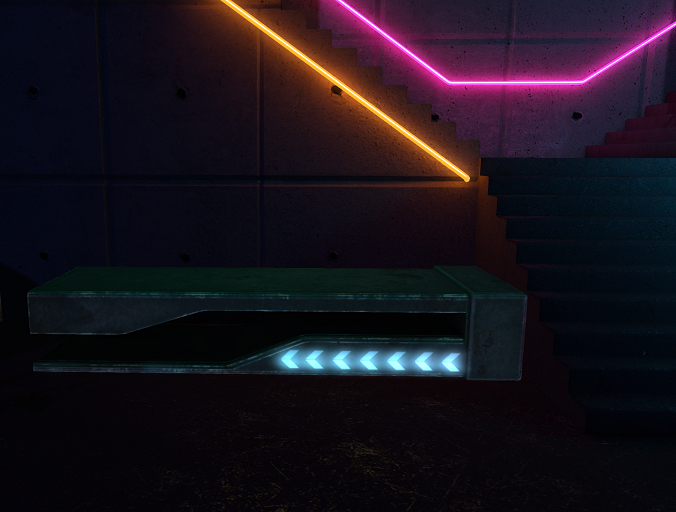 Second Life Marketplace - Cyber Club - Neon Coffee Table 1Li