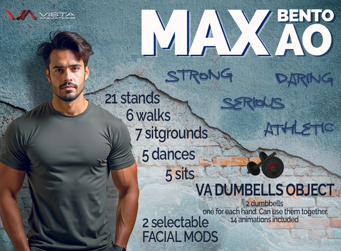 Second Life Marketplace - VISTA ANIMATIONS-MAX BENTO AO