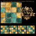 Second Life Marketplace - 5pc PBR Gold and Jade colored wall tiles ...