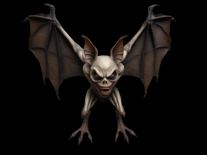 Second Life Marketplace - HB: Humanoid Bat Statue FULL PERM