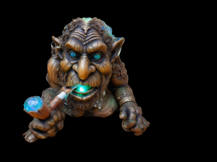 Second Life Marketplace - HB: Ornate Smoking Troll Statue FuLL PERM
