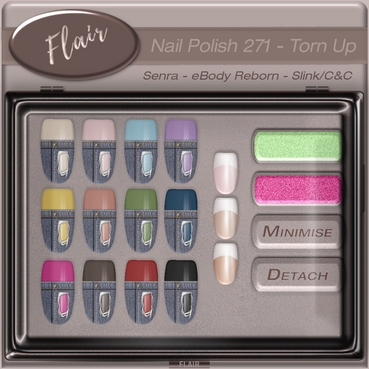 Second Life Marketplace - Flair - Set 271 - Torn Up