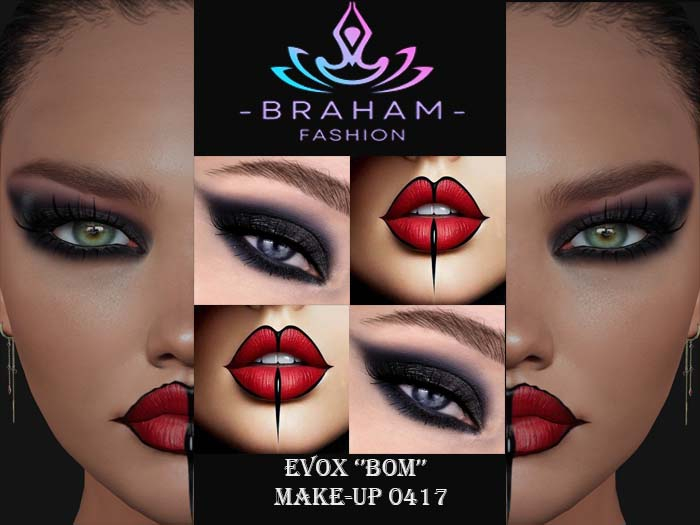Second Life Marketplace - '' Braham Fasihon '' Make Up EvoX ''Bom'' 0417