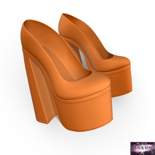 Second Life Marketplace - Orange Sunday Pumps