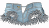 Second Life Marketplace - *CK* Rude shorts DENIM LIGHT