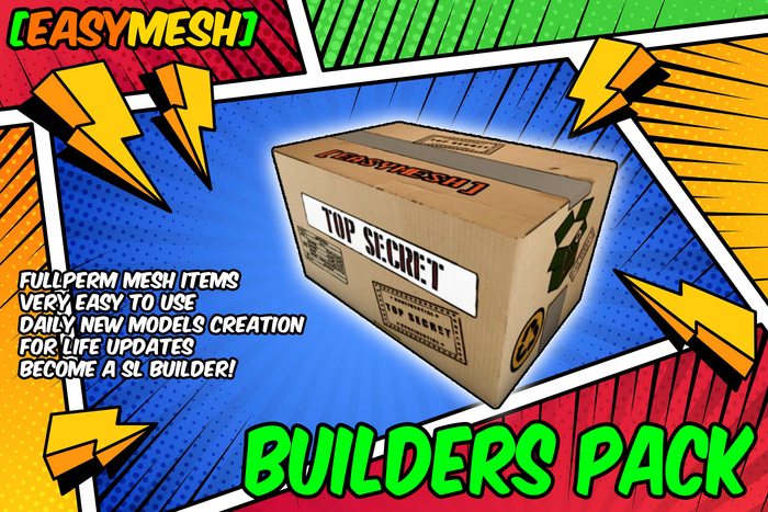 Second Life Marketplace - [EASYMESH]Builders Pack - Become a SL Builder ...