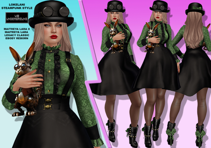 Second Life Marketplace - **DEMO**LOKELANI STEAMPUNK STYLE COMPLETE ...