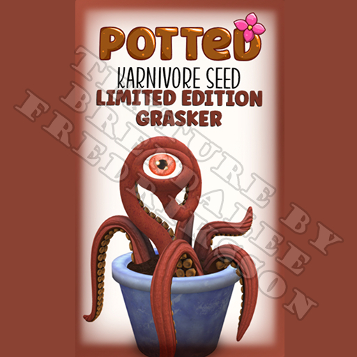 Second Life Marketplace - Potted: Karnivore Plant Seed: LE Grasker ...