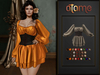 Second Life Marketplace - AtaMe - Zita Dress Leather Fat Pack