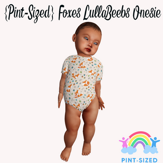 Second Life Marketplace - {Pint-Sized} Foxes LullaBeebs Onesie