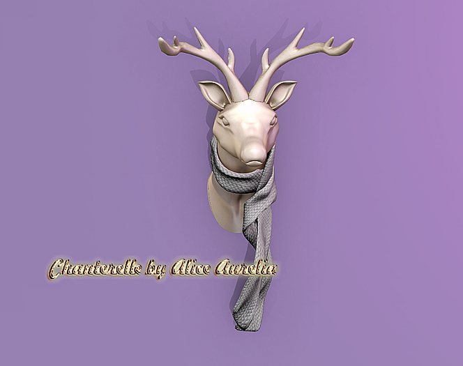 Second Life Marketplace - dust bunny . porcelain deer . ivory