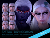 Second Life Marketplace - {DS} - BOM - EvoX Face Tattoo - Divine Elbion ...