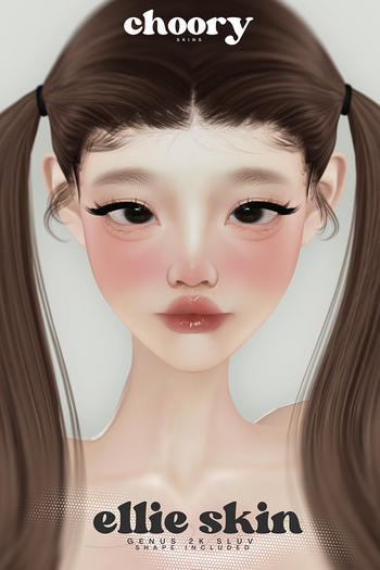 Second Life Marketplace - .choory. Ellie Skin - GENUS 2k [GHOST]
