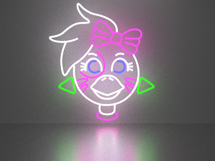Second Life Marketplace - Chica neon sign Full Permission