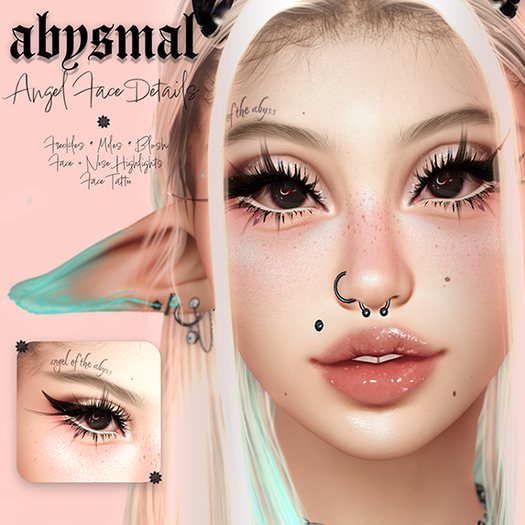 Second Life Marketplace - [abysmal] Angel Face Details (LeL EVOX/BOM)