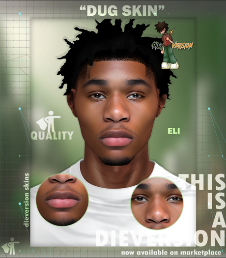Second Life Marketplace - /DV/ Dug Skin (Eli)
