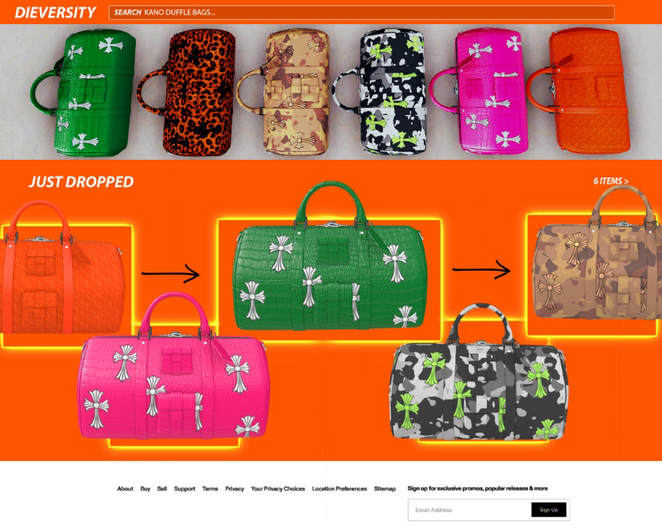 Second Life Marketplace - /DS/ Kano Duffle Bag FP