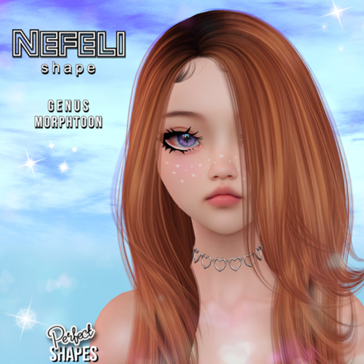 Second Life Marketplace - *PS* Nefeli Shape - GENUS MORPHtoon head + Legacy