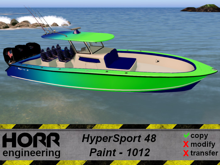 Second Life Marketplace - [HORR] HyperSport 48 Paint Kit 1012 (ADD)
