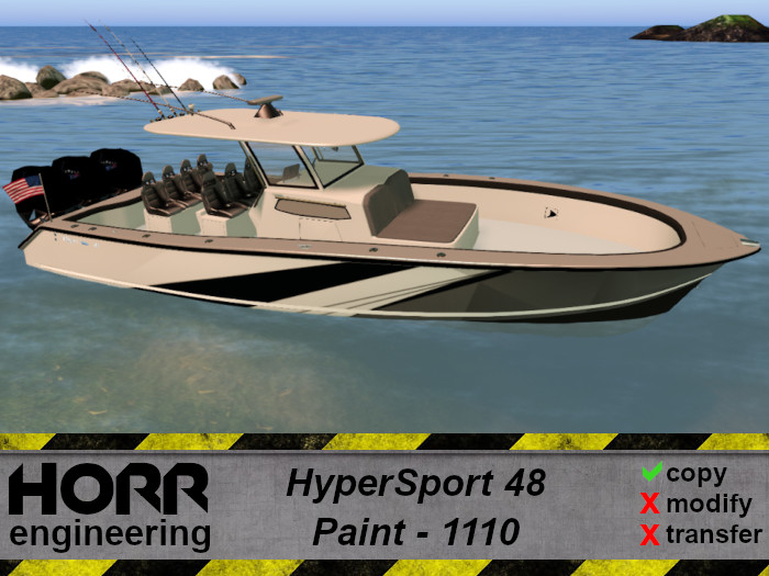 Second Life Marketplace - [HORR] HyperSport 48 Paint Kit 1110 (ADD)