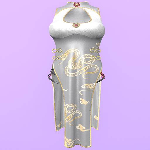 Second Life Marketplace - .::Dlirium::.Dress Senhe Gray Snake