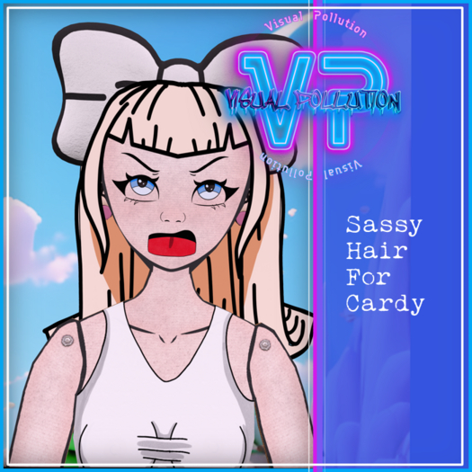 Second Life Marketplace - V.P.//Cardy/Cardo Sassy Ponytail