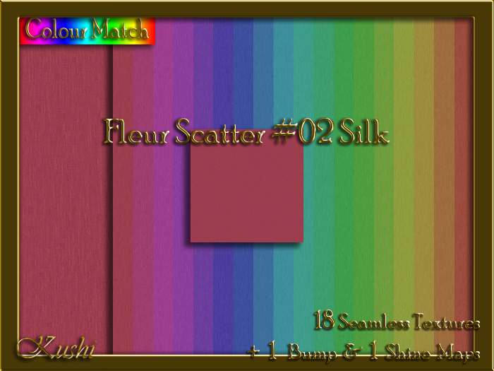 Second Life Marketplace - Fleur Scatter #02 SILK Texture Pack