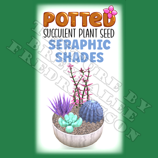 Second Life Marketplace - Potted: Succulent Plant Seed: Seraphic Shades ...