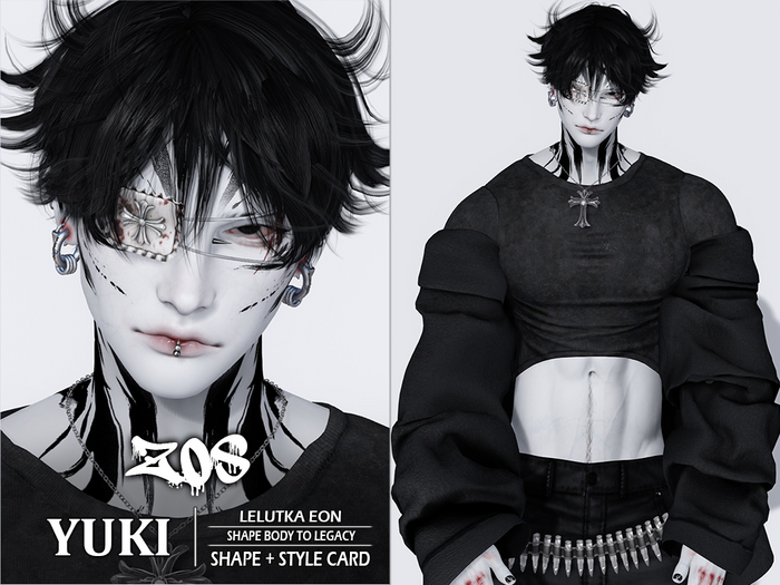 Second Life Marketplace - ZOS. Yuki Shape Lelutka Eon (EvoX)