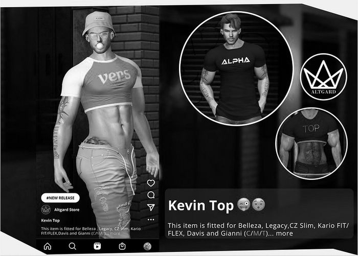 Second Life Marketplace - ALTGARD - Kevin Top [DEMO]