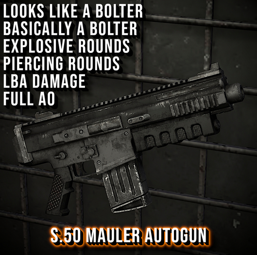 Second Life Marketplace - [Echelon] // S.50 Mauler Autogun
