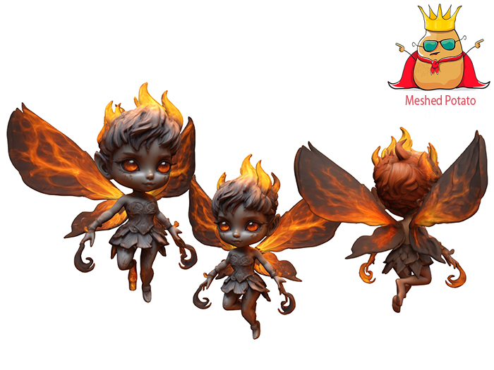 Second Life Marketplace - Fire Fairy Full Perm