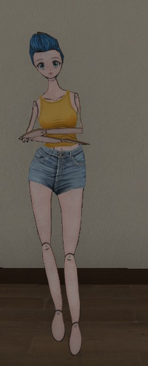 Second Life Marketplace - KCR Shape PMR Cardi - Anime Girl C