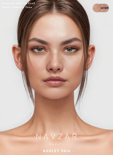 Second Life Marketplace - NB - Ashley Skin LeLutka EvoX - NF Peach Tone