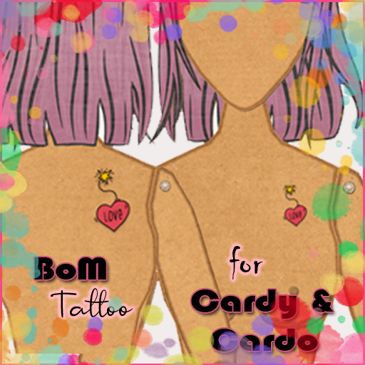 Second Life Marketplace - Cardy & Cardo BoM tattoo - Heart
