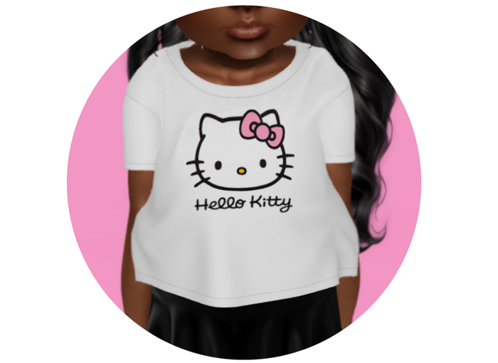 Second Life Marketplace - P :: KITTY SHIRT TD-BB-LB / WHITE