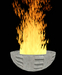 Second Life Marketplace - Rock fire bowl 08 bot - Bonfire