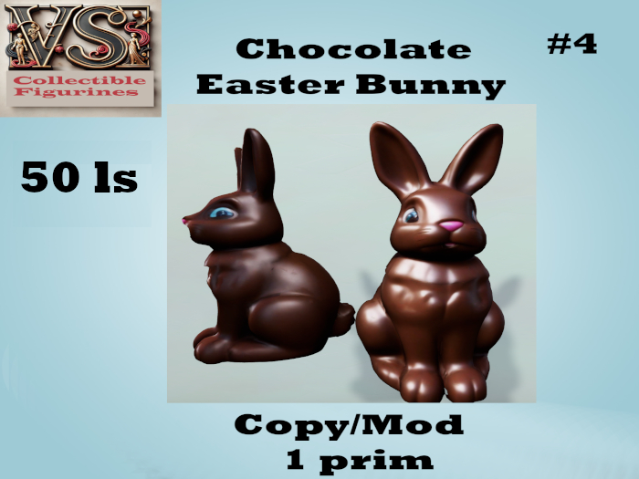Second Life Marketplace - Easter Chocolate Bunny 4