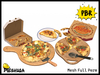 Second Life Marketplace - Meshuga PBR Pizza - Kebab FULL PERM MESH