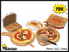 Second Life Marketplace - Meshuga PBR Pizza - Margarita FULL PERM MESH