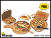 Second Life Marketplace - Meshuga PBR Pizza - Mortadella FULL PERM MESH