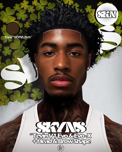 Second Life Marketplace - [SKYNS] "Tevin V1 (SKYNS Pack)