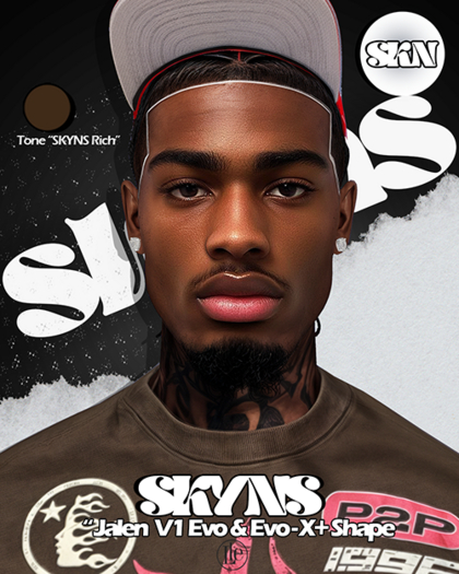 Second Life Marketplace - [SKYNS] "Jalen V1 (SKYNS Pack)
