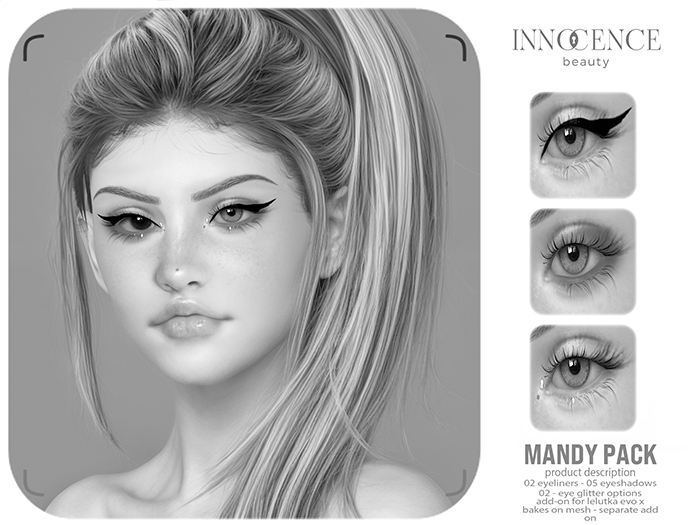 Second Life Marketplace - INNOCENCE Beauty - Demo Mandy Pack - Evo x