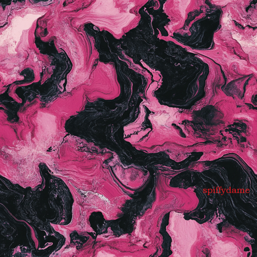 Second Life Marketplace - Punk Kawaii Pink Black Seamless Marble Texture