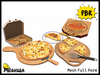 Second Life Marketplace - Meshuga PBR Pizza - Gorgonzola FULL PERM MESH