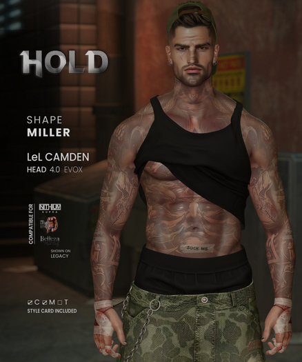 Second Life Marketplace - HOLD SHAPES - Miller - Shape LeLUTKA Camden 4 ...