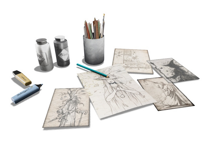 Second Life Marketplace - HIDEKI -Occultism draws with penciels and more.